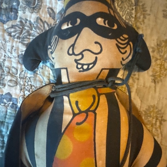 Toys | Vintage 197s Mcdonalds Hamburglar Plush Doll With Cape Robble ...